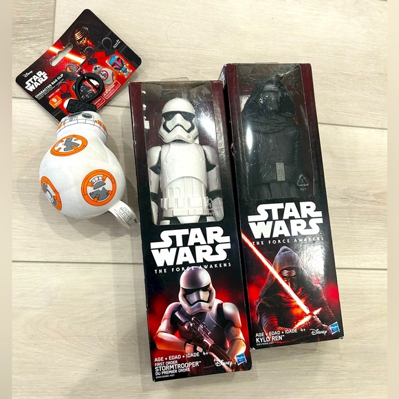 Star Wars | Other | Starwars Action Figures And Stuffed Bb8 Keychain ...